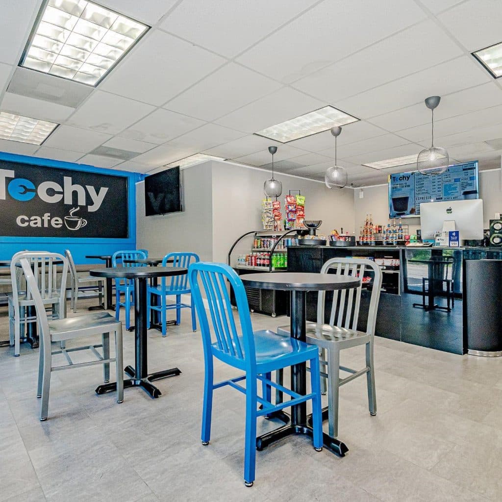 Techy Cafe “Now Opening” Inside Of Walmart For The Coffee Shop ...